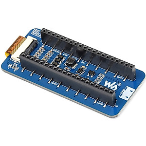 waveshare 2.13inch E-Paper Display Module(B) for Raspberry Pi Pico, 212×104 Pixels Red Black White Three Colors E-Ink Screen LCD SPI Interface Wide Viewing Angle Paper-Like Effect