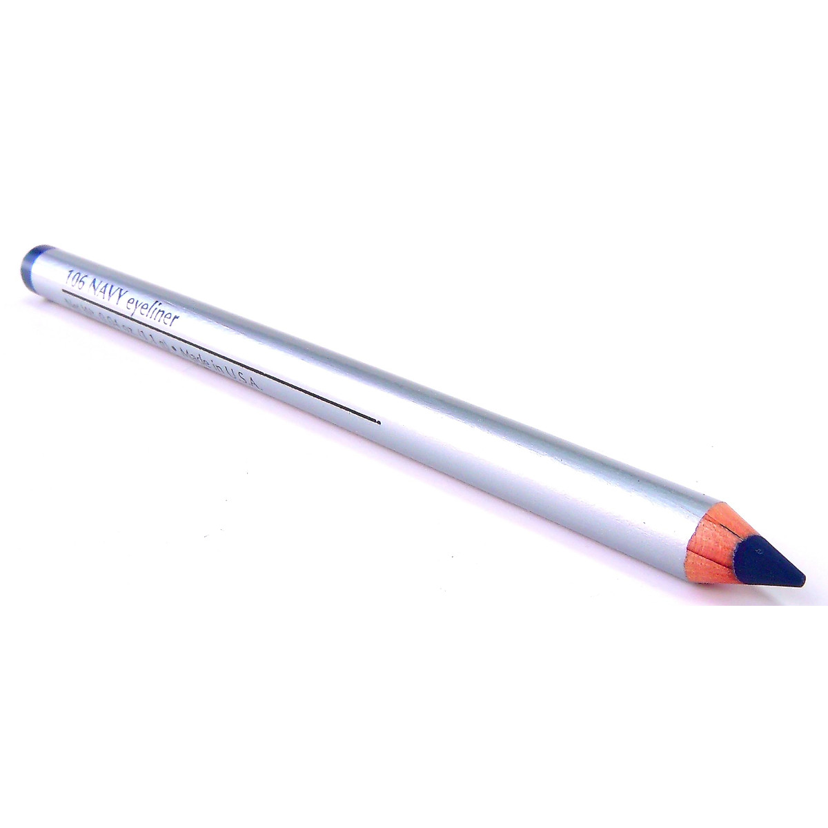 Pure Ziva Navy Sailor Blue Wood Eyeliner Pencil, HD Professional Eye Liner Smudge Proof Deep Pigment Long Lasting, Natural, No Animal Testing & Cruelty Free