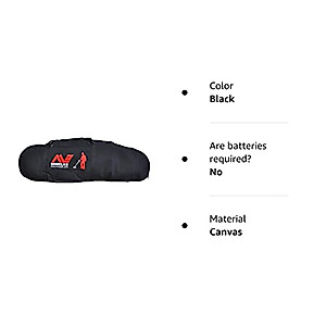 Minelab Large Black Padded Detector Carry Bag for Metal Detector