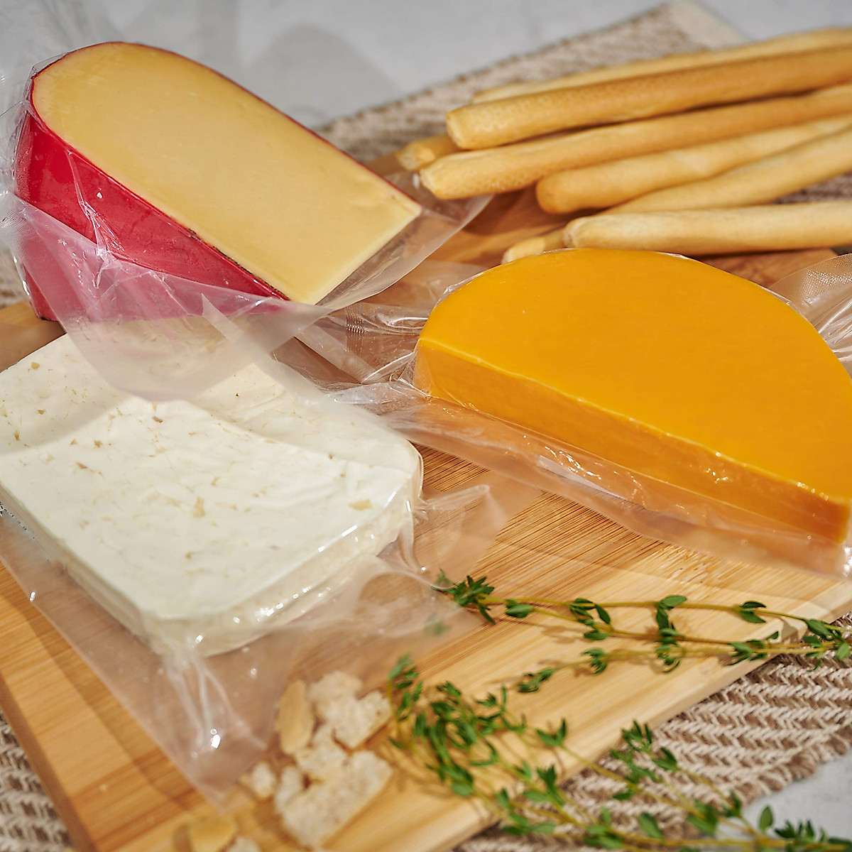 1,000 pcs Clear 5" x 7", 3 mil Vacuum Chamber Bags Great for Food Vac Storage