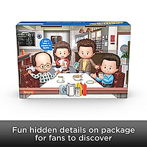 Little People Collector Seinfeld Tv Series Special Edition Set In Display Gift Box For Adults & Fans, 4 Figures