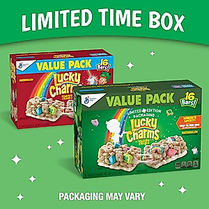 Lucky Charms Marshmallow Value Pack St. Patrick's Day Cereal Treat Bars