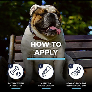 Dog Paw Balm and Dog Nose Balm 2Oz (2 in 1)- Dog Balm for Paws and Nose Treatment for Dry and Cracked Paws and Snouts- Also Paw Balm Dogs Lick Safe for Hot Pavement Protection- Snout Soother for Dogs