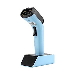 NETUM Bluetooth Wireless 2D Barcode Scanner Automatic, Hands Free Barcode Reader with Charging Cradle and Built-in Memory, Fast and Precise scanning, Transfers Up to 50 Meters - DS7500