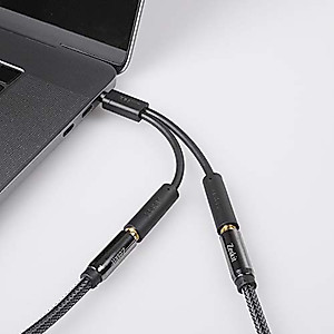 Zeskit 3.5mm Jack Stereo Audio Splitter Y Cable for Connecting 2 Earphones Headphones to iPhone iPad Switch and More