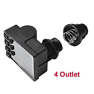 OREAD 4 Outlet Gas Grill Ignitor,Electronic Spark Generator,Push Button BBQ Igniter Replacement for Broil King,Broil-Mate,Charbroil, Grillmate, Jenn Air, Kenmore, Kmart, Master Chef (4 Outlets)