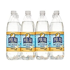 Polar Seltzer Water Bottles No Sodium and No Calories 33.8 Fl. Oz, (Pack of 12) (Vanilla)11