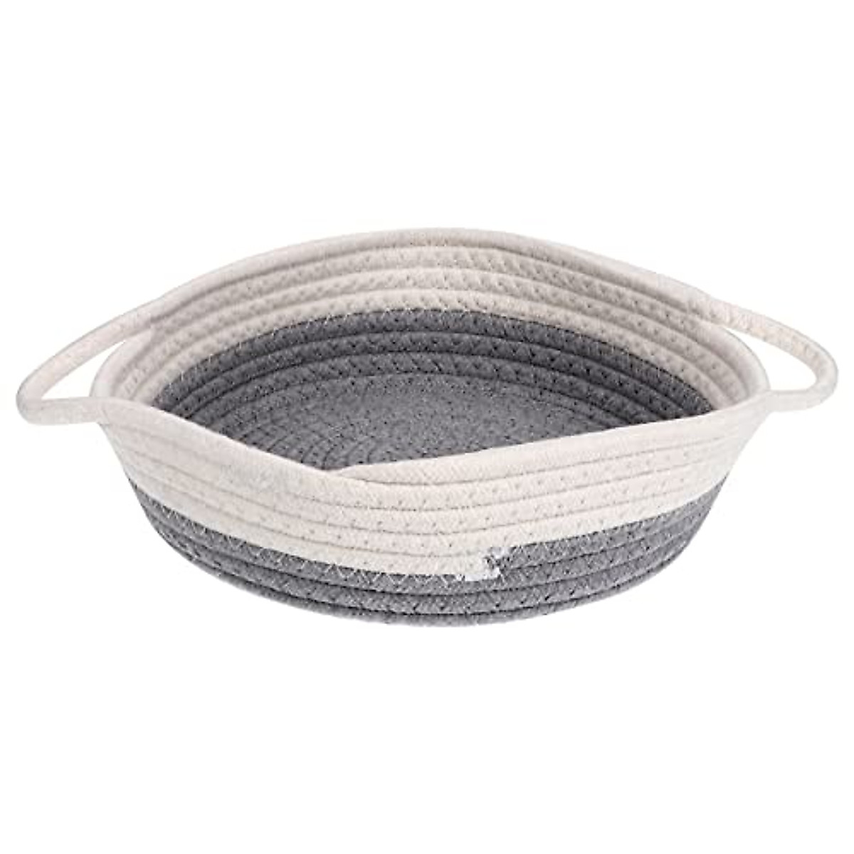 Cabilock 2pcs Hampers Makeup Hand Organizer Baskets Rope Home Straw with Bottle Bins Kids Hamper Sundries Handles Jewelry Tray Cotton Toys Towels Xxcm Nursery Tools Collapsible Clothes Toy