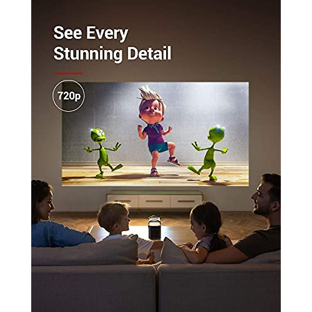 Nebula by Anker Mars II Pro 500 ANSI Lumen Portable Projector with Anker Nebula Mars 2 Universal Tripod 3 Feet Black – Tripods