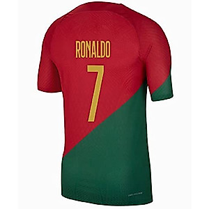 Ronaldo Portugal Soccer Kids Jersey + Shorts + Socks Set Kit Size Large (10-11 Years Old) for Youth Red