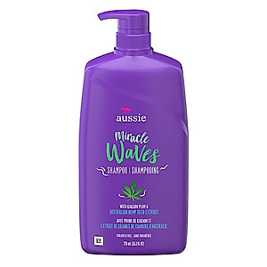Aussie Shampoo Miracle Waves 26.2 Ounce (778ml) (Pack of 2)