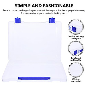 Cabilock Office Accessories Tabletop Accessories Organizer Clear Paper Desktop Accessories Desk for Office Book Accessories Tabletop Organizer Multifunction Office Paper Pp A4