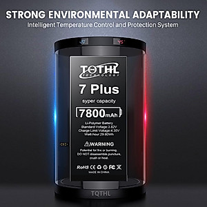 Battery for iPhone 7 Plus Replacement, [7800mAh] 2024 New 0 Cycle High Capacity Only A1661/A1784/A1785 Li-ion Batteries with Professional Repair Tools Kits