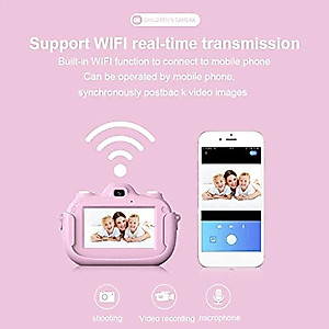 LKYBOA Kids Camera, Digital Video Camera Gifts for Boys and Girls, Toddler Video Recorder Mini Rechargeable and Shockproof Camera (Color : Green)