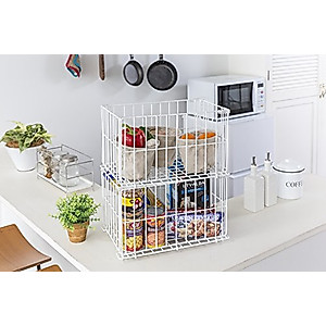 IRIS USA WCO-S Modular Wire Stacking Storage Container, Small