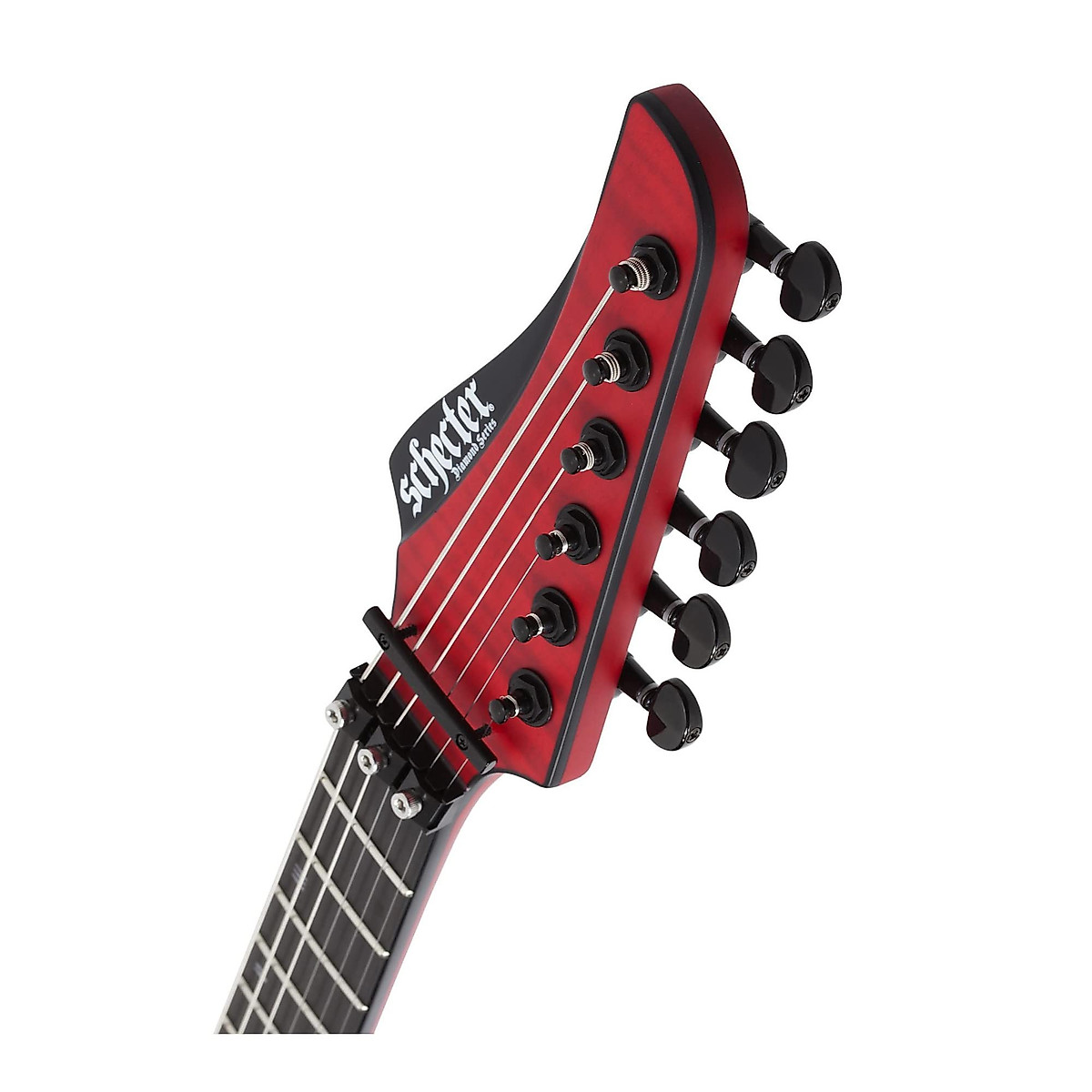 Schecter Banshee GT-FR 6-String Electric Guitar (Satin Trans Red, Right-Handed) Bundle with Universal Guitar Hardcase (2 Items)
