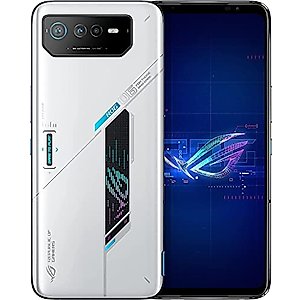 ASUS ROG Phone 6 5G 512GB 16GB RAM Factory Unlocked (GSM Only | No CDMA - not Compatible with Verizon/Sprint) Global Version - White
