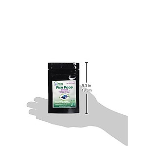 Home Grown Ponics Fish Food # 96050 Natural .5mm -20 Gram Bag