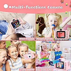 KeBuLe Kids Camera for Girls and Boys,Children Camera Digital Video, Kids Camera 2.0 Inches Screen 20.0MP Video, 32GB SD Card Include, Kid Toys Gift for Birthday, Chrismats Gift for 3-12 Years Old
