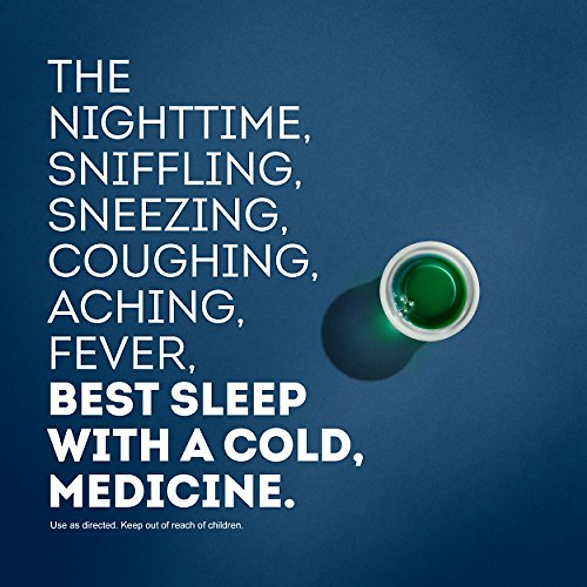 Vicks NyQuil Cold & Flu Nighttime Relief, Original Liquid 8 Fl Oz (Pack of 12)