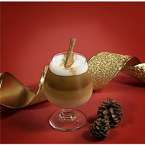 Cristar Brandy Snifter Glasses, (Set Of 4) Brandy Glasses, 11.5oz Taster Glasses, Craft Beer Glasses, Dishwasher-Safe, Lead-Free, Cognac Glasses, Tulip Glasses, Made In Colombia.