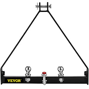 Happybuy 3 Point BX Trailer Hitch Drawbar Trailer Hitch Receiver 3 Point Trailer Receiver 1 Tractor Tow Hitch Drawbar