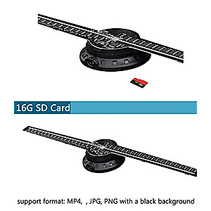 16.5 inches 3D Hologram Fan with Stand