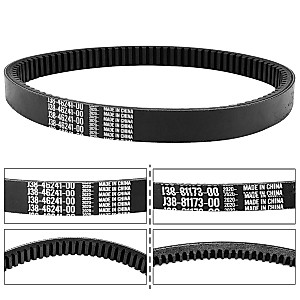 Roykaw Golf Cart Drive & Starter Generator Belt Compatible with Yamaha G2-G29 4-Cycle J55-G6241-00-00, JN6-H1173-00 G16 to G22 & Drive 2012.5 & Newer