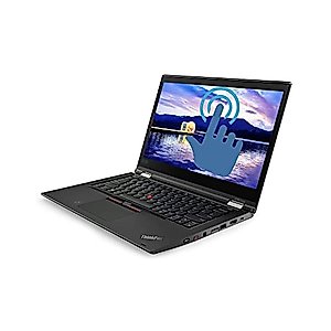 LENOVO ThinkPad X380 Yoga 13.3" FHD, Core i5-8350U 1.7GHz, 8GB RAM, 256GB Solid State Drive, Windows 11 Pro 64Bit, CAM, Touch, (Renewed)