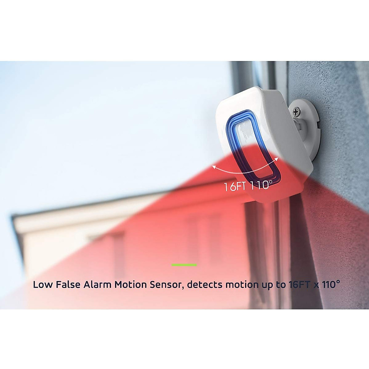 Bed Alarms and Fall Prevention for Elderly Dementia Patients Seniors,Wireless Caregiver Pager Indoor Motion Sensor Alert Elderly Monitoring for Home (2 Receiver+2 Motion Detedtor)