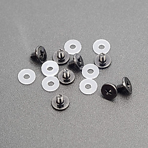 QTEATAK PCIe NVMe M.2 Black Mounting Screws Screwdriver Kit Compatible with Asus, Gigabyte, MSI, ASRock Motherboards