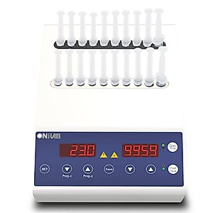 ONiLAB Gel Heating Machine with Heating and Cooling Modes,4x5ml,16x 1ml-2.5ml Holes, PRP PPP Gel Maker Heater with Timer 0-99min59s or Continuous Mode, 2 Stored Programs,10-90℃,260W,110V