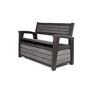 KETER Hudson Bench Outdoor Storage Box 227 Litres