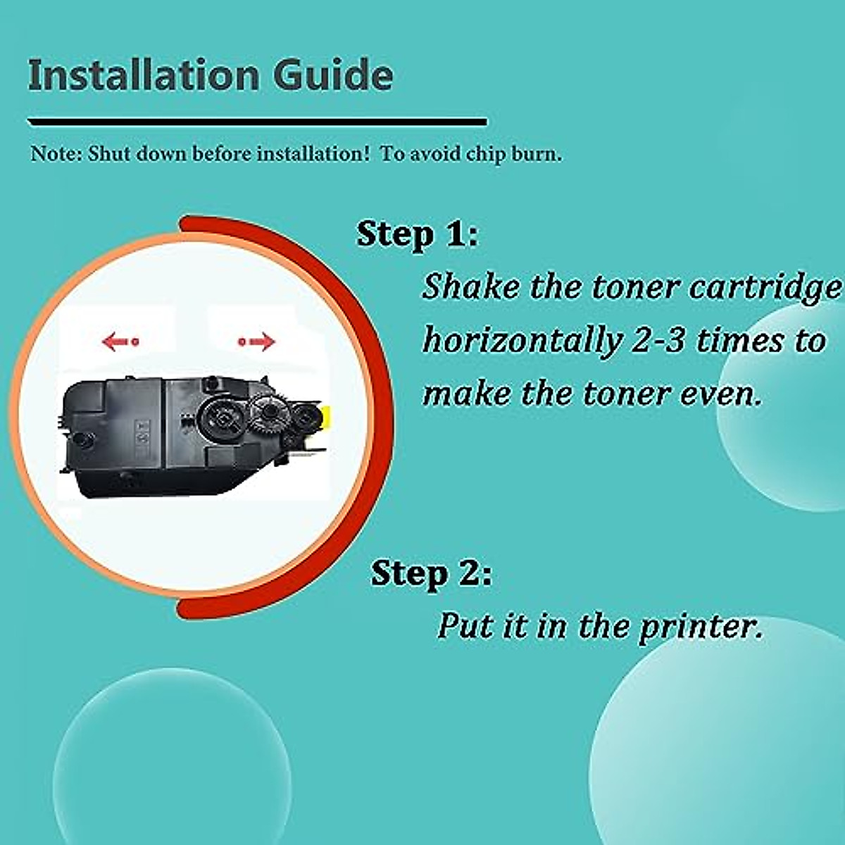 FLOAPA TNP80 Toner Cartridge Use for Konica Minolta Bizhub C3320i Printers,13000 Pages