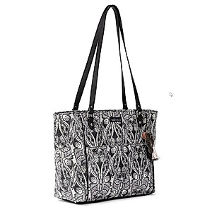 Sakroots Metro Tote, Black White Soulful Desert 1