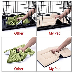 DERICOR Dog Bed Crate Pad 24"