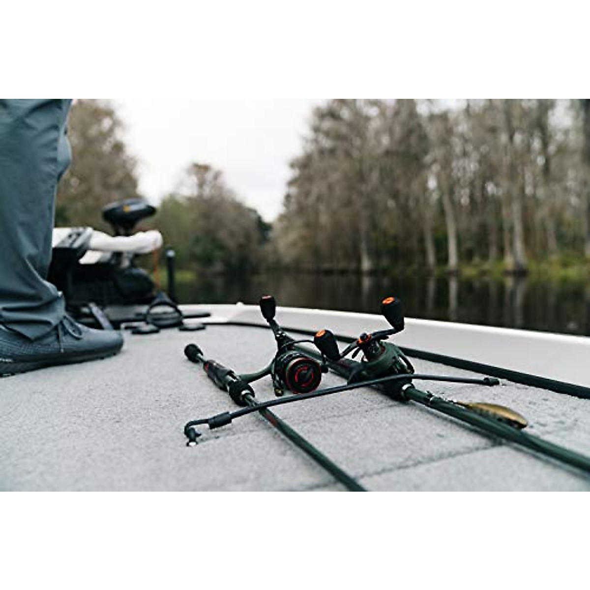 Abu Garcia Zata Baitcast Low Profile Reel and Fishing Rod Combo, 7' - Medium Heavy - 1pc , Green