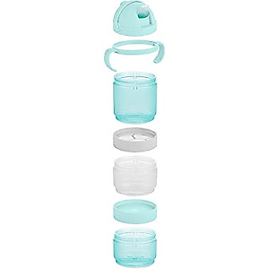Skip Hop Stackable Snack Container & Sippy Cup, Grey Teal