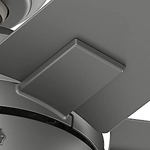 Hunter Fan Company 51467 Zeal Ceiling Fan, 52, Matte Silver