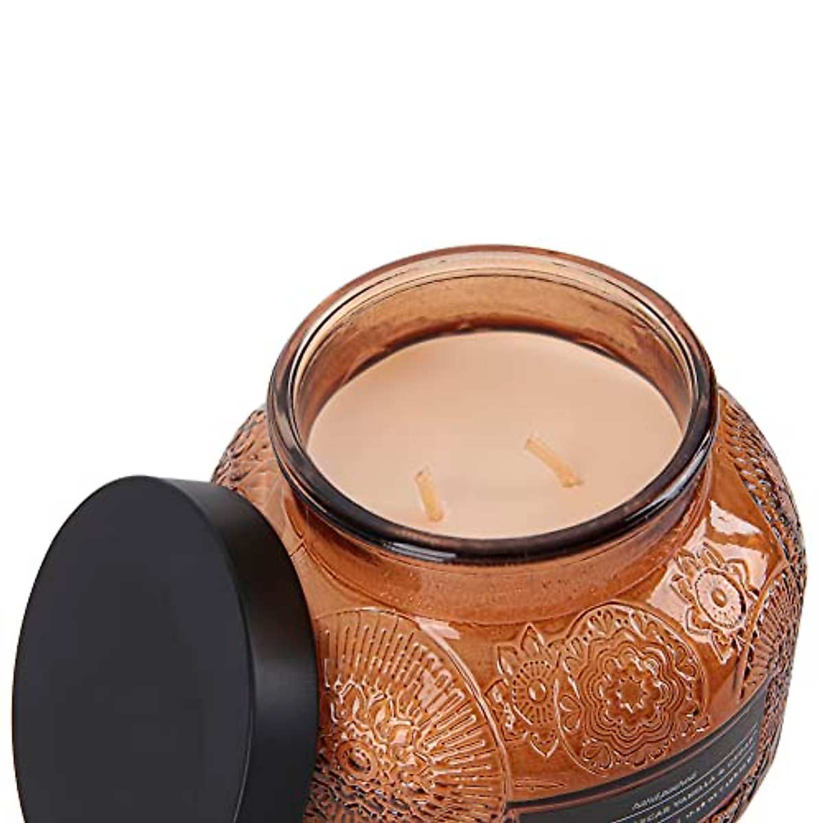 Madagascar Vanilla & Cedar Embossed Jar Candle
