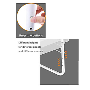 Table Mate II TV Tray Table - Folding TV Dinner Table, Couch Table Trays for Eating Snack Food, Stowaway Laptop Stand, Portable Bed Dinner Tray - Adjustable TV Table with 3 Angles, Cup Holder, White