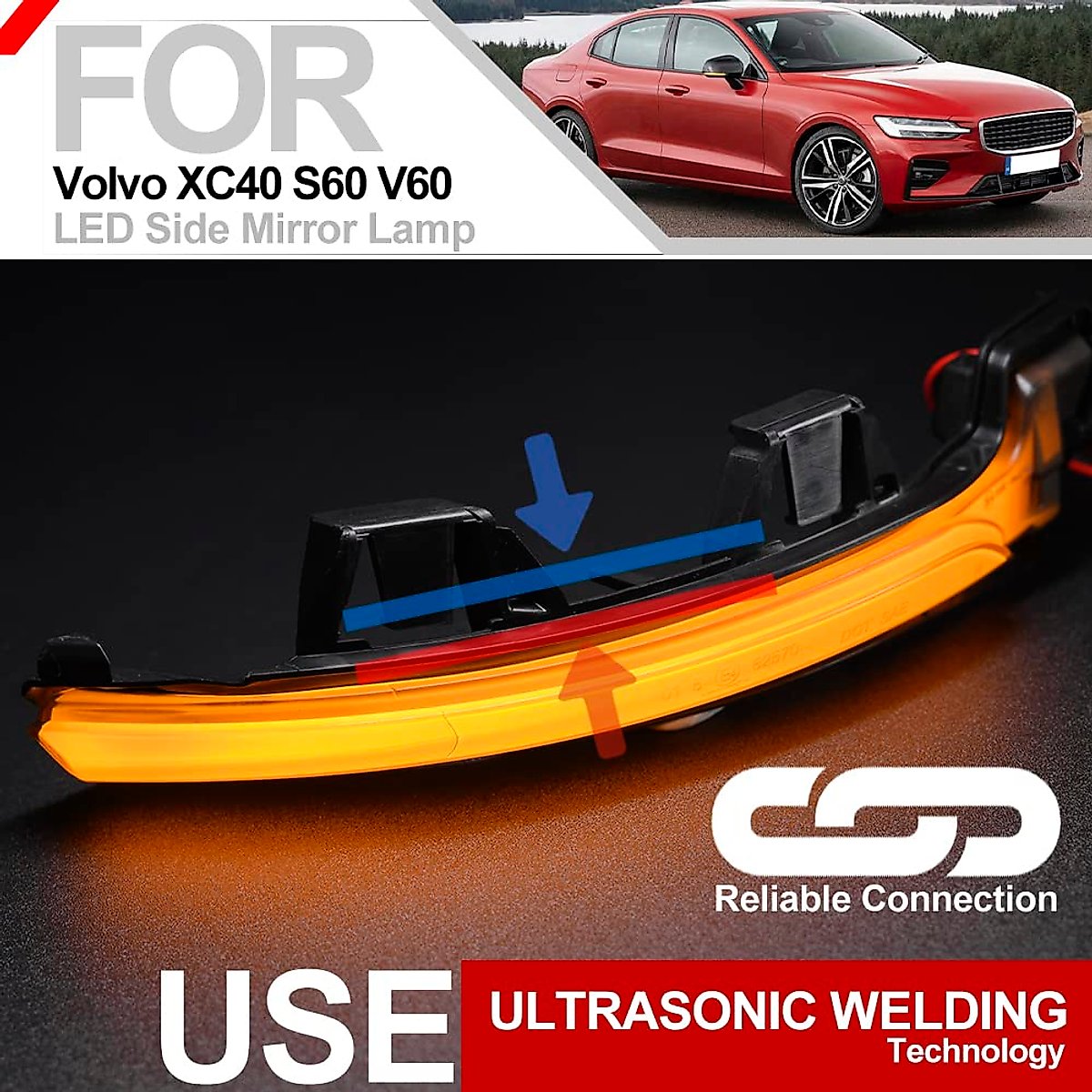 nsautolighting 4pcs LED Side Marker Lights Assembly for Chevy C/K Series C10 C20 C30 K10 K20 K30 Trucks Suburban K5 Blazer Clear Lens Front Rear Bumper Sidemarker Lamps Replace OEM Sidemarker Lamps