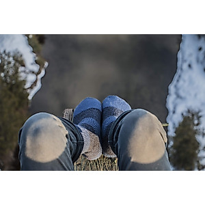 J.B. Field's Icelandic -30 Below XLR Winter Wool Socks (2 Pairs) (Medium (5-9 Shoe), Green)