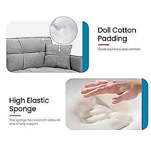 BestMassage Futon Sofa Bed Couch Bed Sleeper Sofa Folding Sofa Small Sofa Convertible Sofa for Living Room and Home Office Furniture