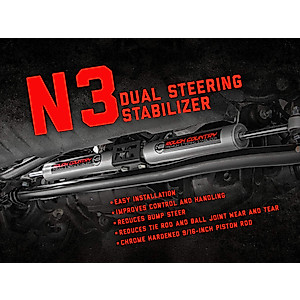 Rough Country N3 Dual Steering Stabilizer for 1999-2004 Super Duty 4WD - 8749030
