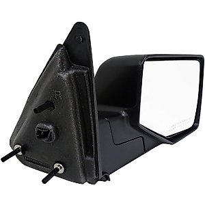 Dorman 955-837 Passenger Side Manual Door Mirror - Folding Compatible with Select Ford Models, Black