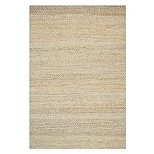 SAFAVIEH Natural Fiber Collection 3' x 5' Green NF453A Handmade Premium Jute Area Rug