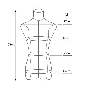 Mannequin Tailors Dummy Dressform Tailors Dummy Clothing Store Mannequins Dummy Model Students Mannequin (Brown B)