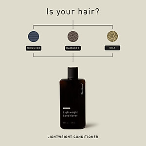 Hawthorne Men's Natural Lightweight Moisturizing Conditioner | Sulfate Free | 8 FL OZ