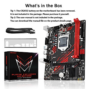 MACHINIST LGA 1150 Motherboard, H81 Micro ATX Intel 4th Gen Gaming Motherboard for Desktop PC Support 1333/1600MHz DDR3 Dual Channel Max 16G, i3 i5 i7/Xeon E3 V3 Processor, NGFF M.2, SATA 3 H81M-PRO